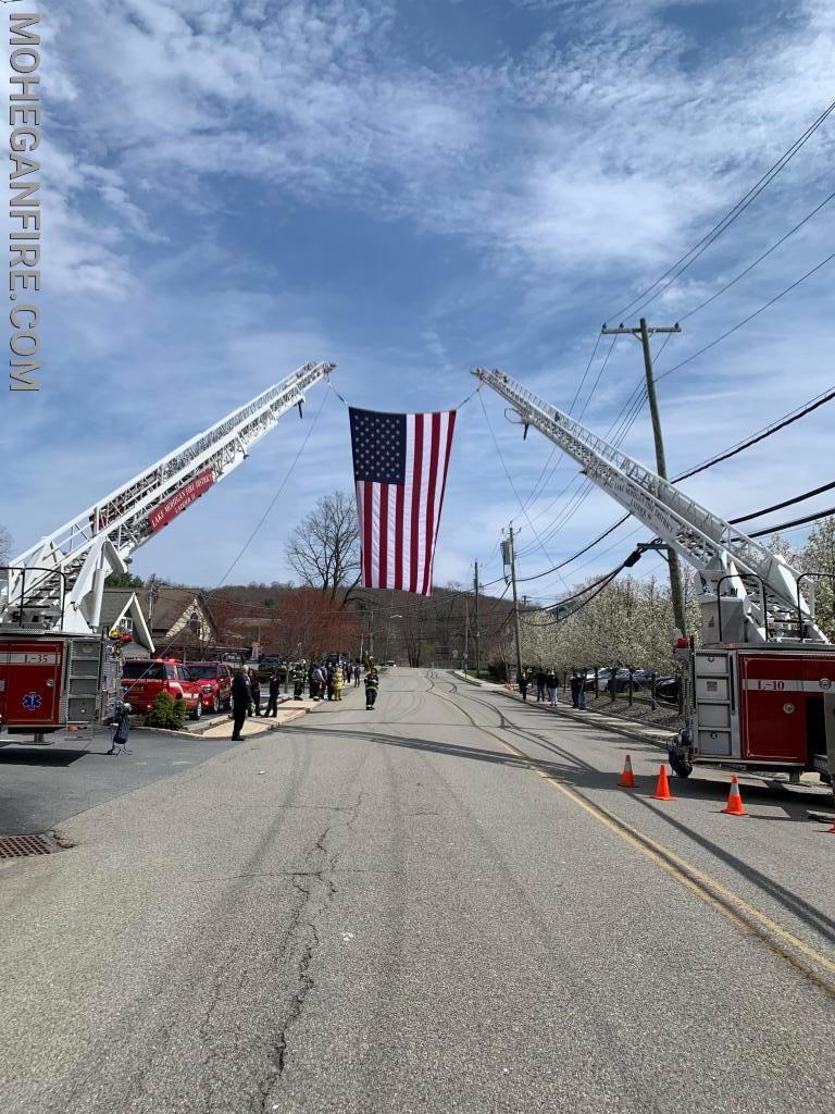 Flag Detail for Fallen NYPD Detective - Mohegan Volunteer Fire Association