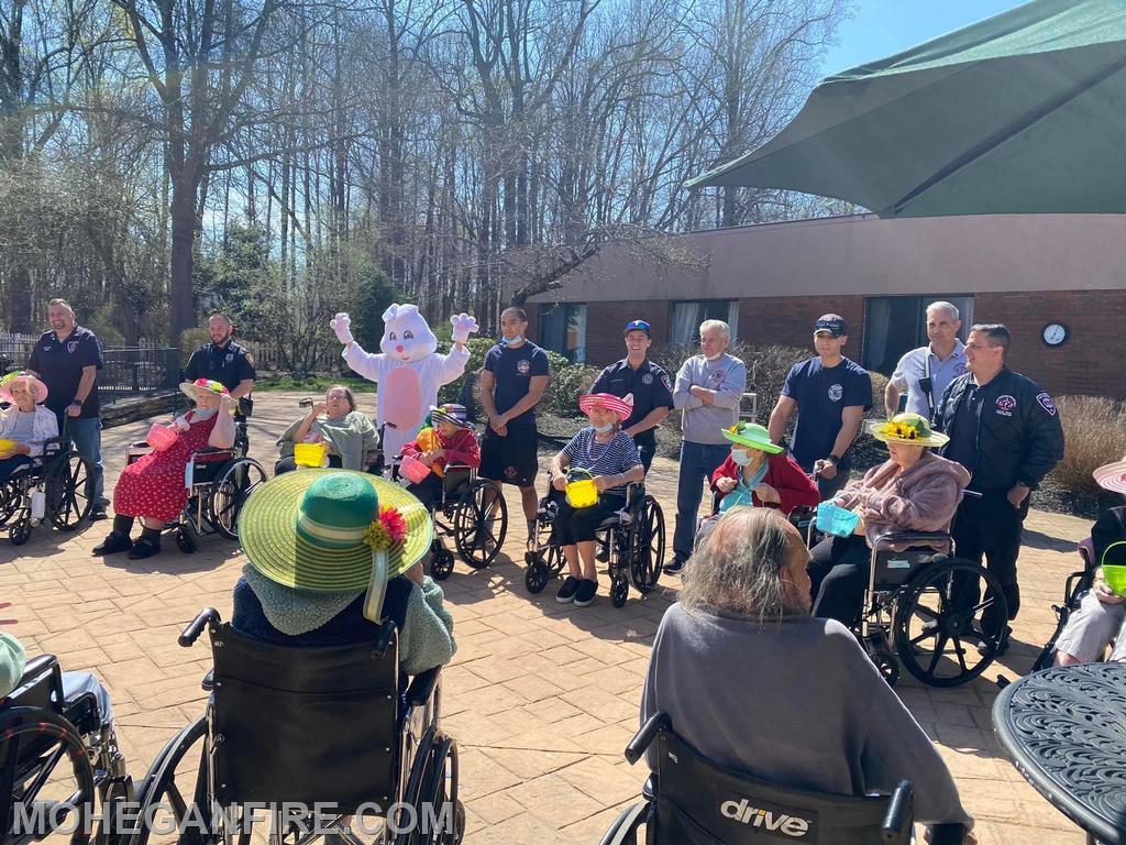 Firefighters Assist with Easter Egg Hunt - Mohegan Volunteer Fire ...