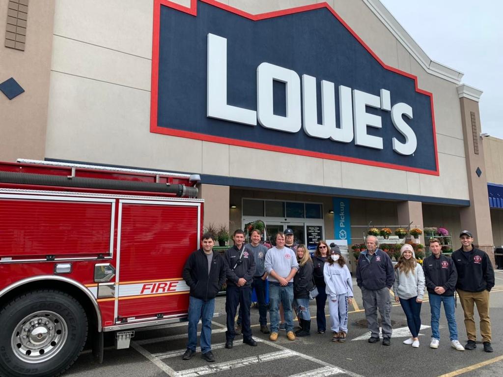 Fire Prevention Detail at Lowe’s - Mohegan Volunteer Fire Association