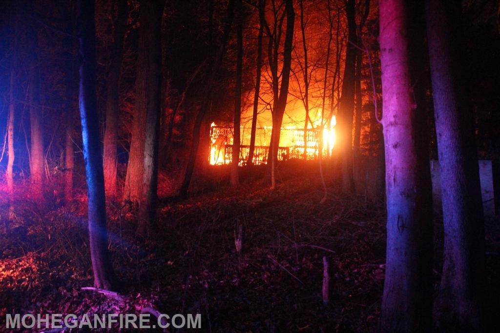 Fully Involved Fire on Locust Avenue - Mohegan Volunteer Fire Association