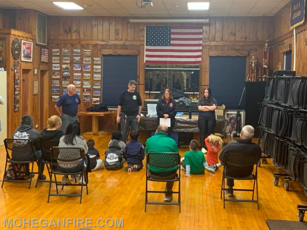 Cub Scouts Visit Headquarters - Mohegan Volunteer Fire Association