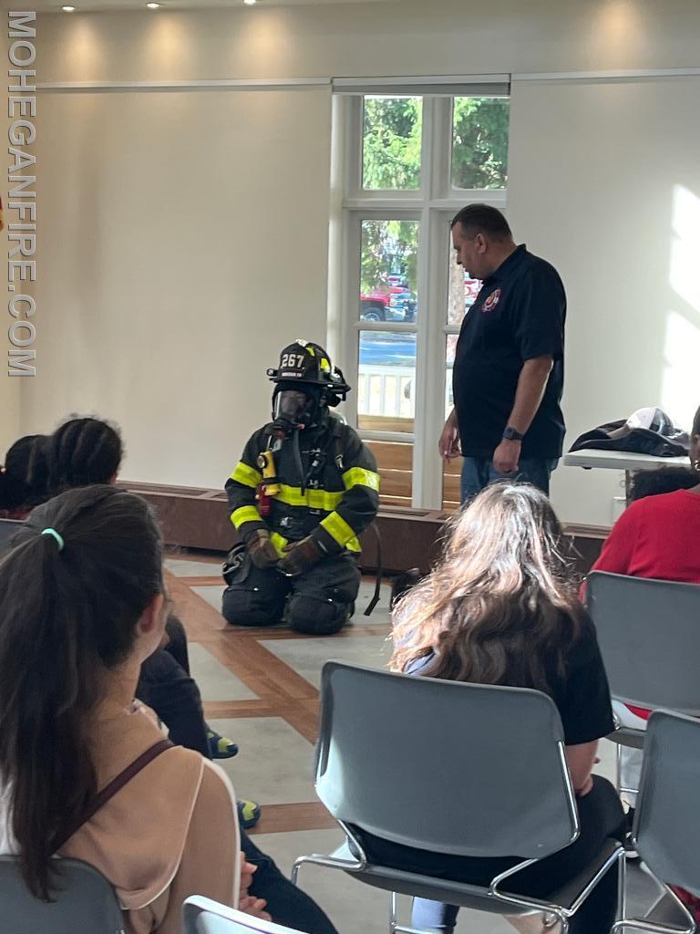 Fire Safety Day at Hart Library - Mohegan Volunteer Fire Association