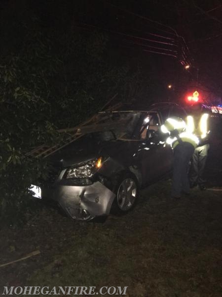 Minor Car Accident At Night